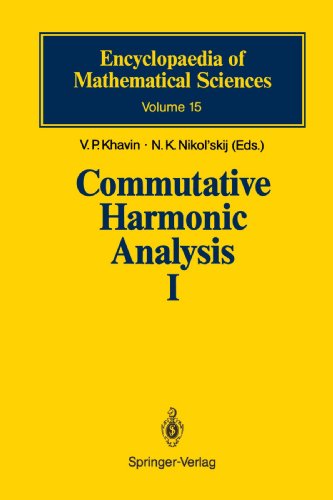 Commutative Harmonic Analysis I