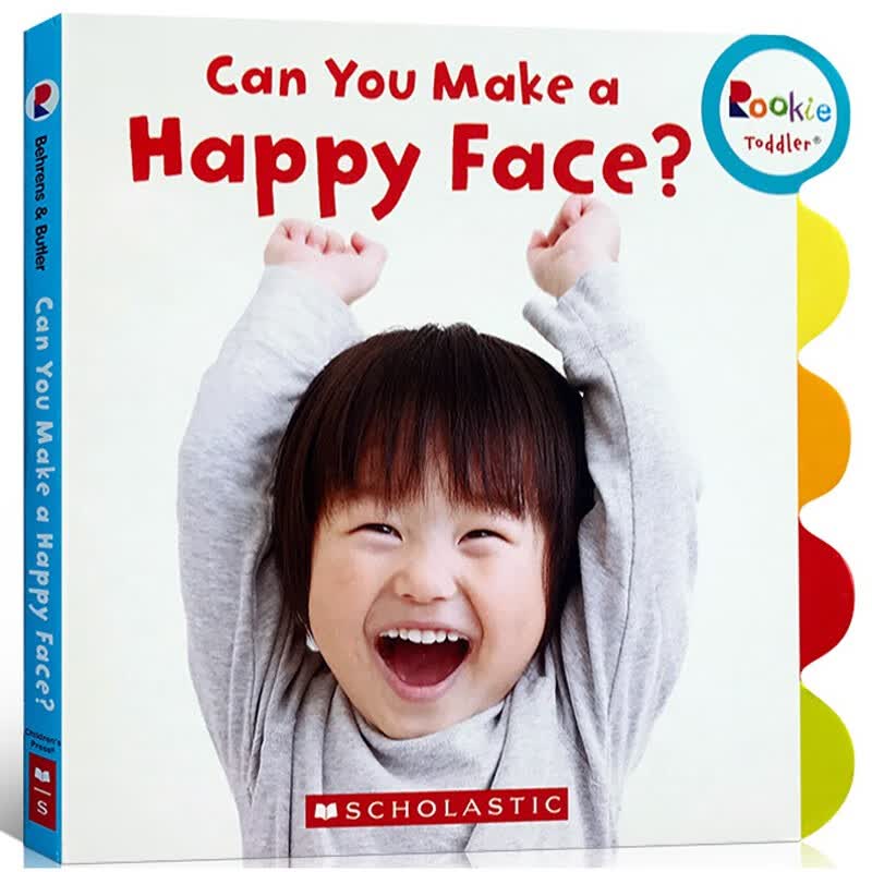 英文原版 Can You Make a Happy Face你能露出快乐的笑脸吗 情绪管理绘本儿童启蒙早教亲子图画书