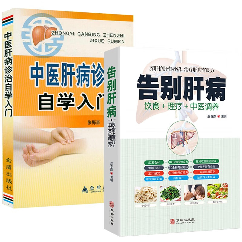 饮食+理疗+中医调养养生书籍 告别肝病 中医肝病诊治自学入门