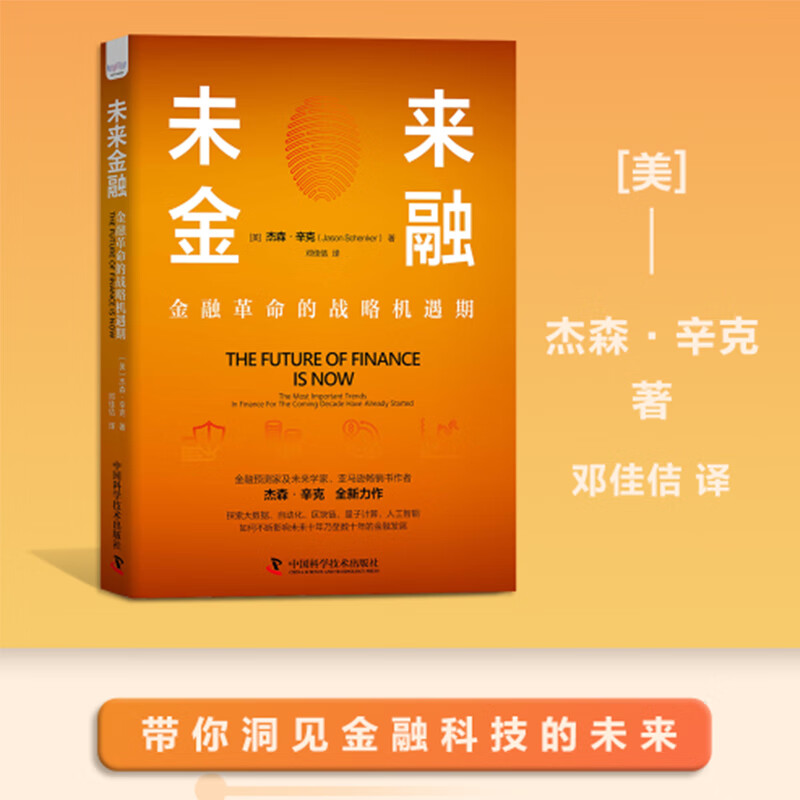 未来金融 金融革命的战略机遇期 (美)杰森·辛克 著 邓佳佶 译 财政金融 经管、励志 中国科学技术出版社 畅销书籍排行 新华