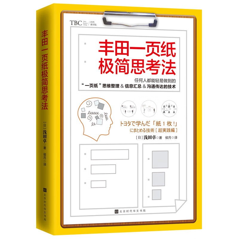 丰田一页纸极简思考法