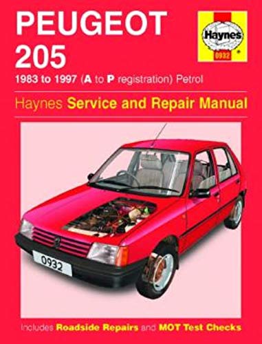 Peugeot 205 Petrol (83-97) A to P