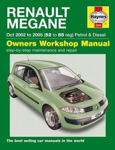 Renault Megane Petrol & Diesel (Oct 02 - 08) Haynes Repair Manual