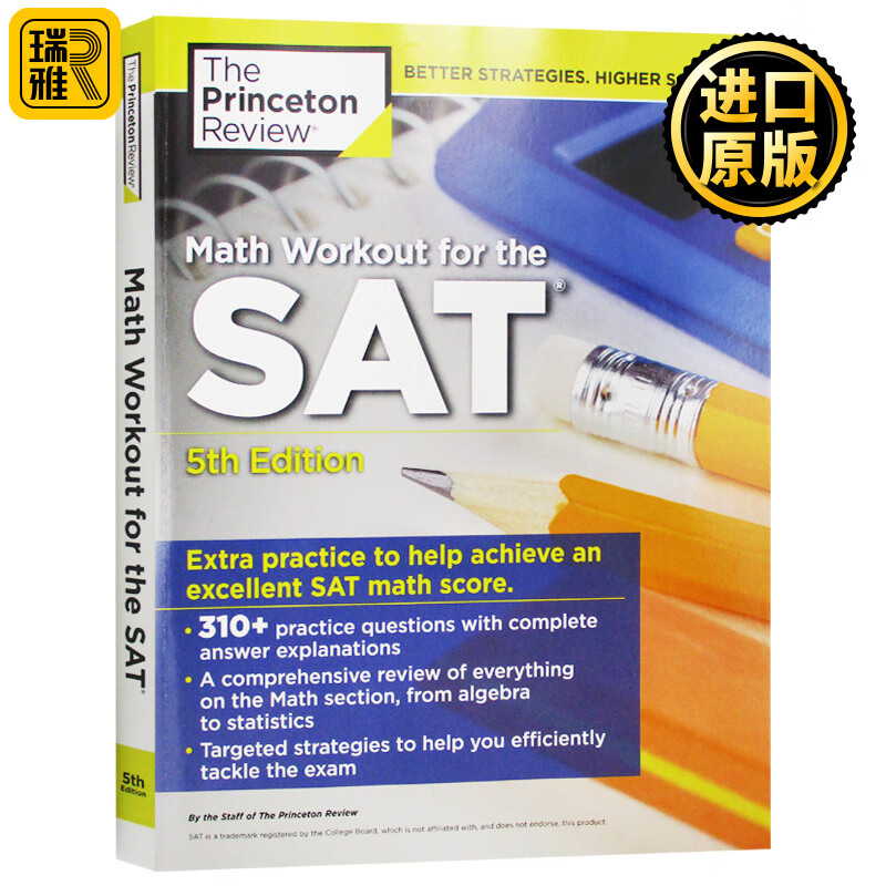 英文原版教材 SAT数学训练 Math Workout for the SAT 美国高考SAT 英语 进口原版书籍