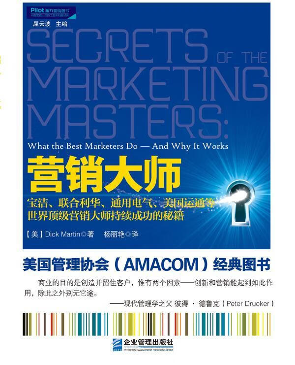 营销大师:宝洁、联合利华、通用电气、美国运通等世界营销大师持续成功的秘籍