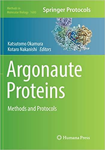 Argonaute Proteins: Methods and Protocols