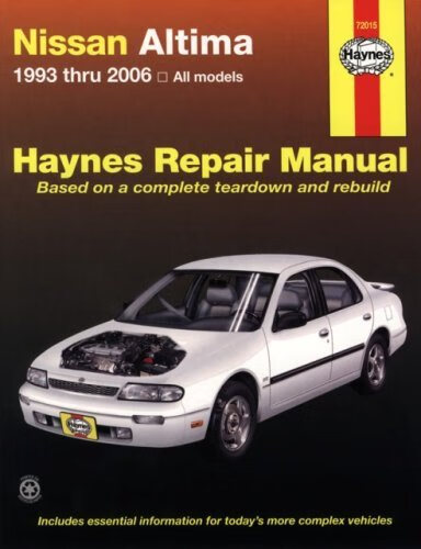 Nissan Altima (1993-2006) for Altima Haynes Repair Manual (USA)