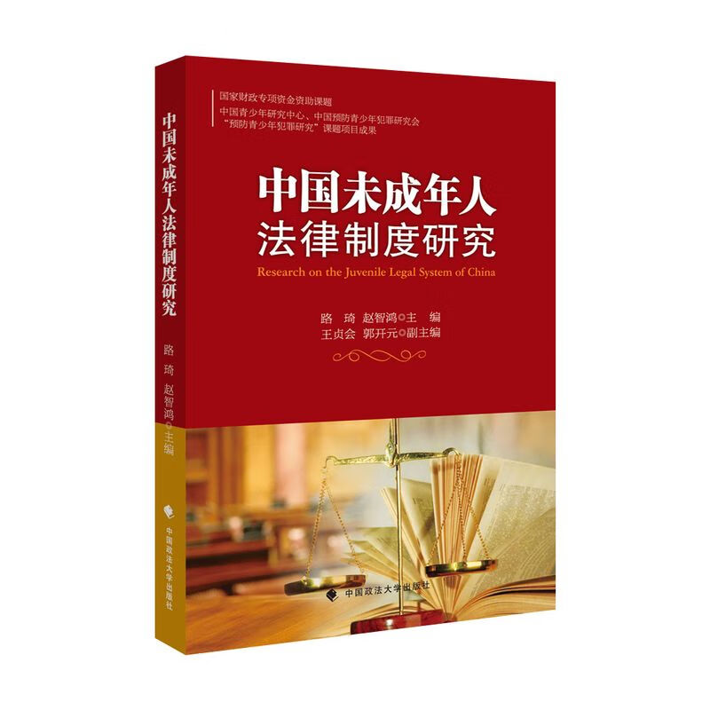 中国未成年人法律制度研究 中国政法大学出版社
