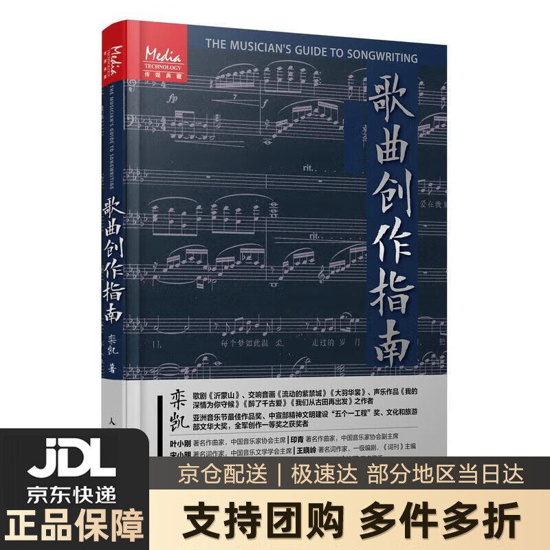 【 送货上门】歌曲创作指南 栾凯 人民邮电出版社