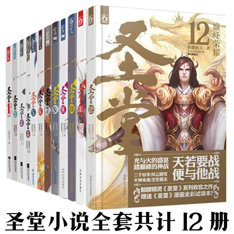 圣堂小说1-12册全套12册 骷髅精灵 著 青春文学玄幻小说系列