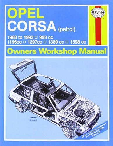 Opel Corsa Petrol (83 - Mar 93) Haynes Repair Manual