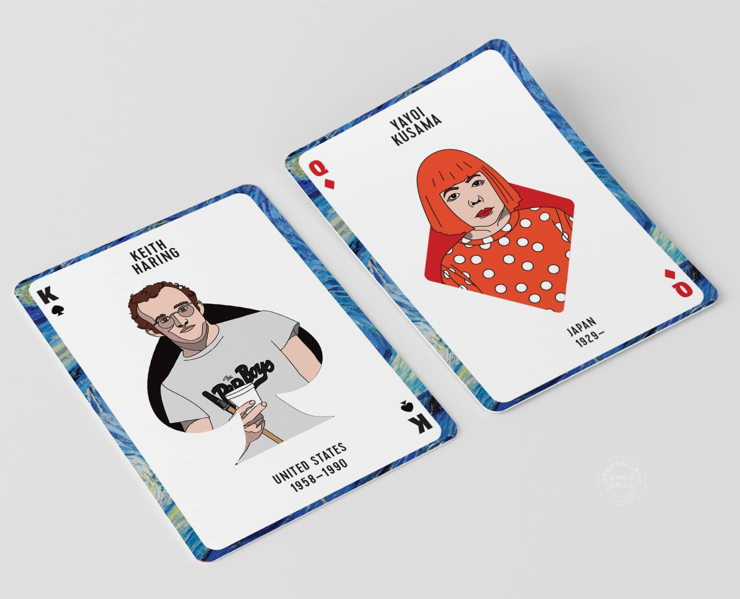现货 艺术家扑克牌 英文原版 Artist Playing Cards