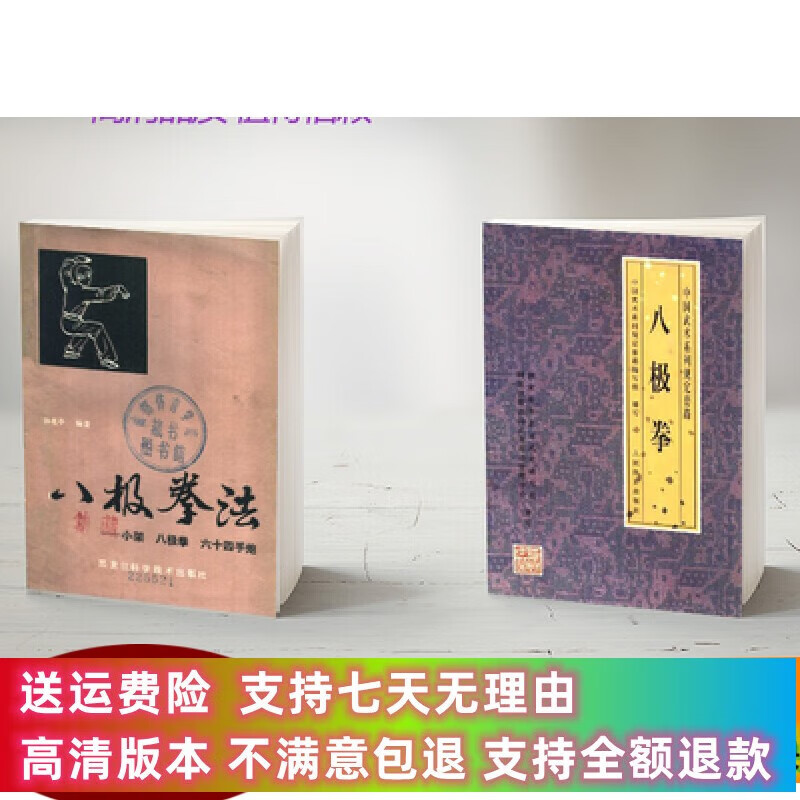 定制款 八极拳+拳法 小架 六十四手炮 武功拳谱教程强身健体国术