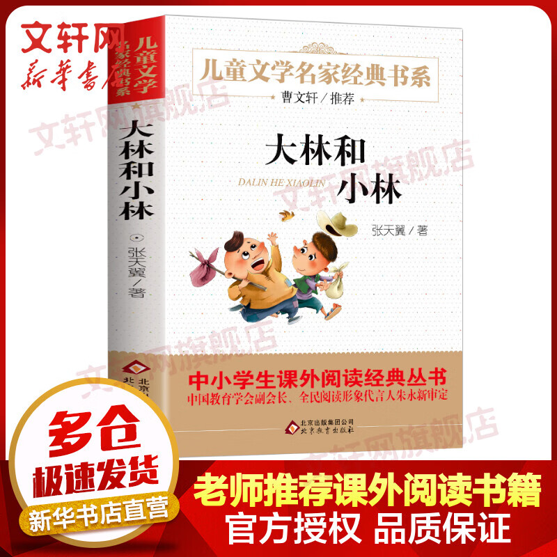大林和小林 名家经典书系 张天翼著小学生读物三四五六年级课外阅读书籍