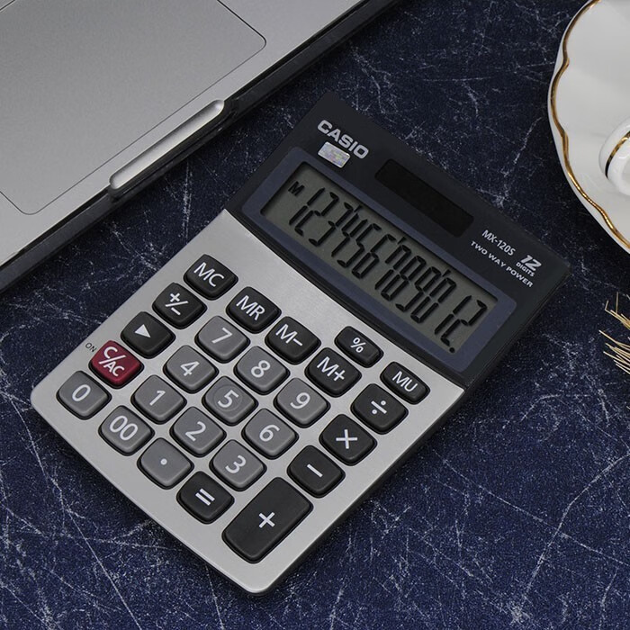 Casio卡西欧计算器大型显示屏太阳能GX MX DX-120S计算机12V 12S MX-120S小银