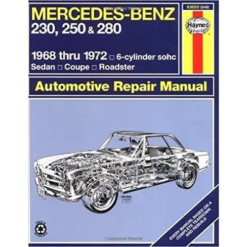 Mercedes-Benz 250 & 280 (68 - 72) Haynes Repair Manual