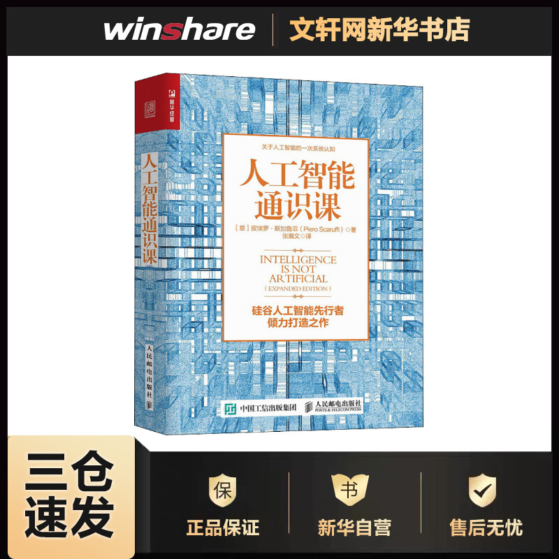 人工智能通识课 (意)皮埃罗·斯加鲁菲 张瀚文 译 书籍