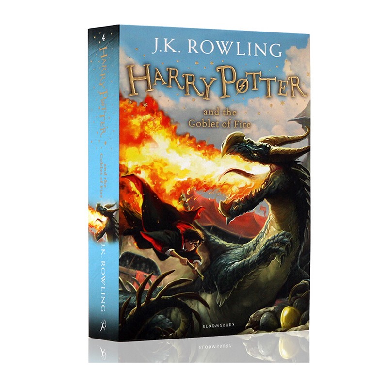 Harry Potter and the Goblet of Fire 哈利波特 第4部 哈利波特与火焰杯 JK罗琳 英文原版电影原著小说进口书籍读物 .