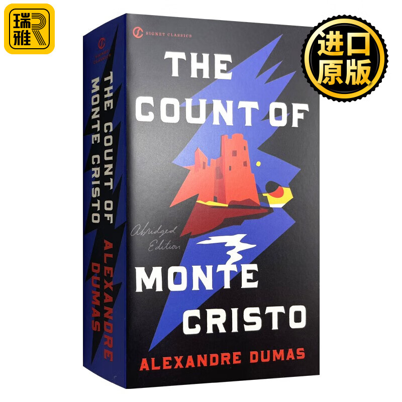 英文原版 基督山伯爵 小说 The Count of Monte Cristo 世界经典文学名著大仲马Alexandre Dumas基度山恩仇记 原著英语书籍 进口原版