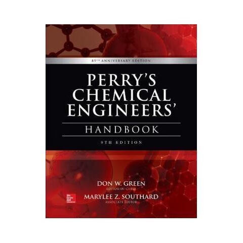 PERRY'S CHEMICAL ENGINEERS' HANDBOOK 纸质书 通用