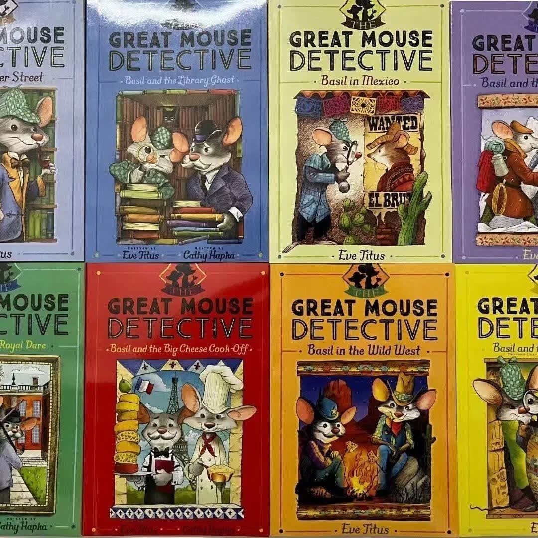 神探妙鼠妙妙探The Great Mouse Detective MasterMind 8册