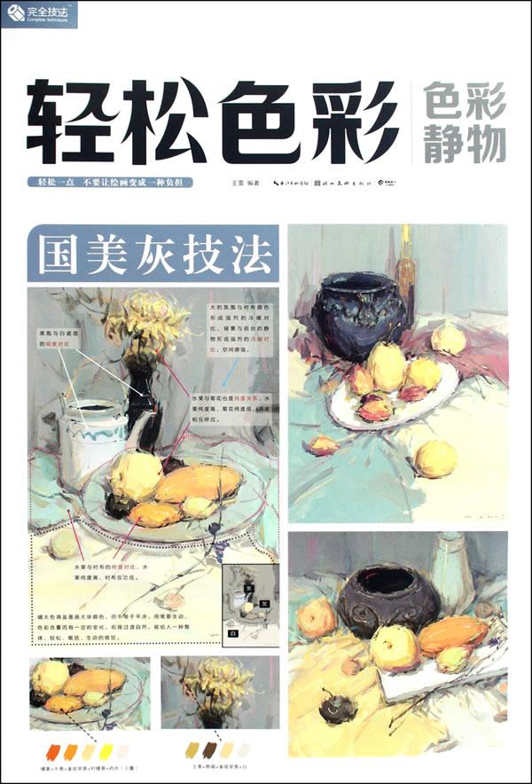 完全技法轻松色彩 色彩静物国美灰技法