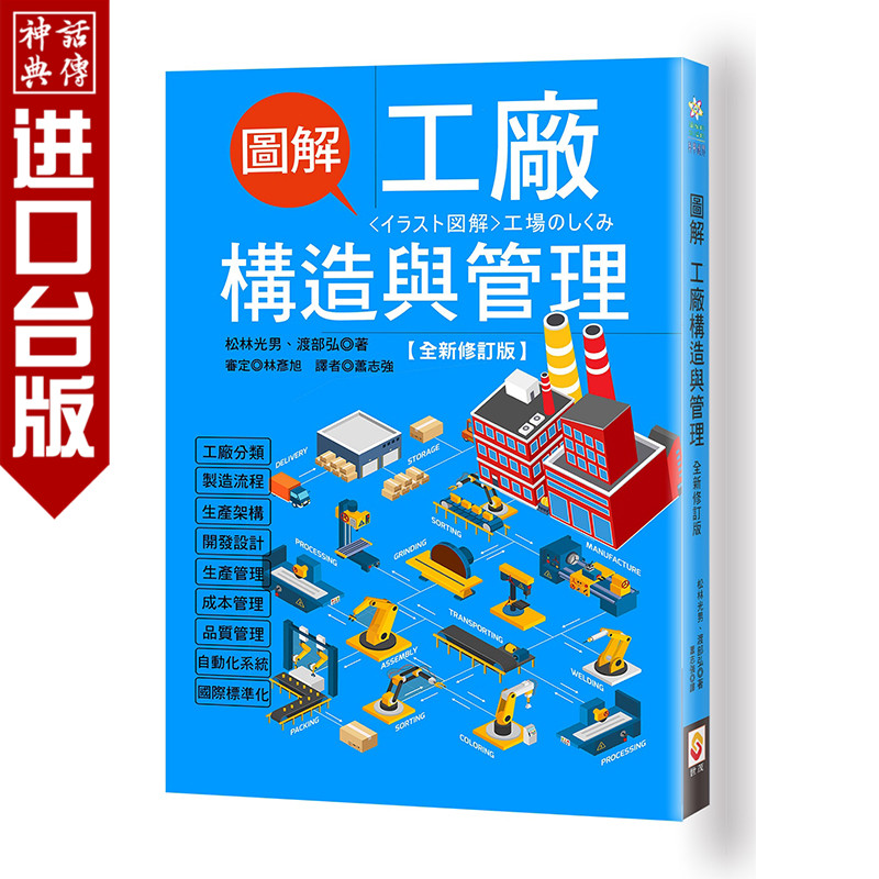 台版现货世茂书图解工厂构造与管理【修订版】松林光男商业理财管理实务工业管理