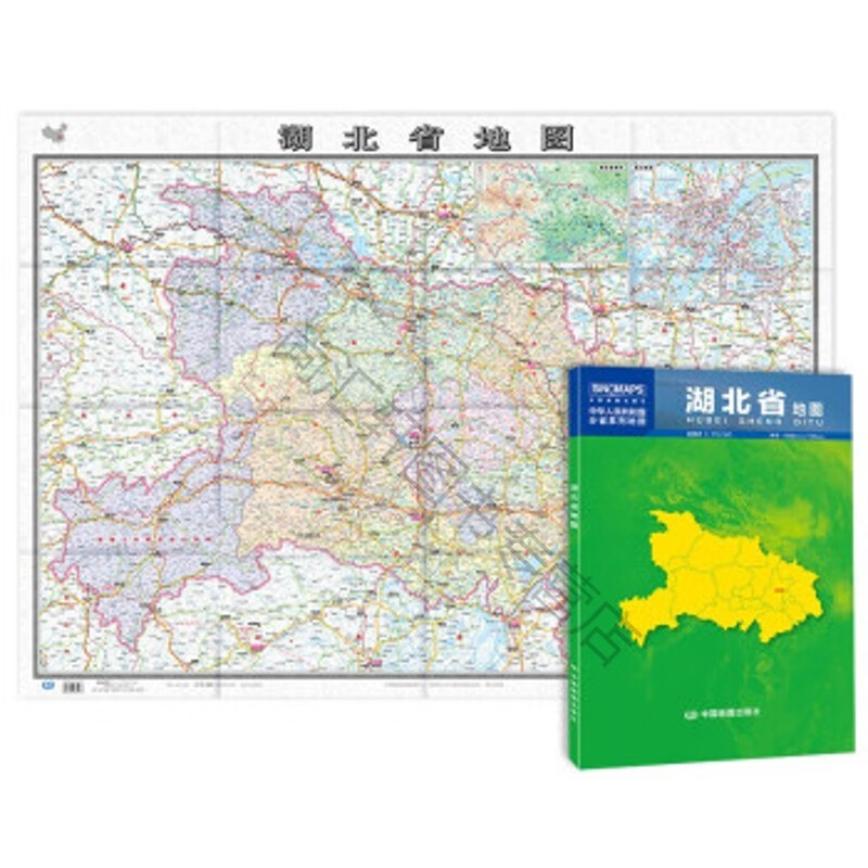 湖北省地图(加盒)