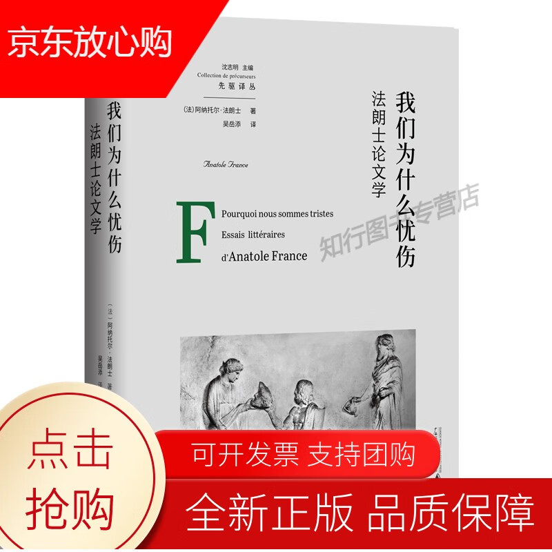 我们为什么忧伤：法朗士论文学 （法）阿纳托尔·法朗士 /著 法朗士 文学评论 诺贝尔文学奖 广西师范大学出版社