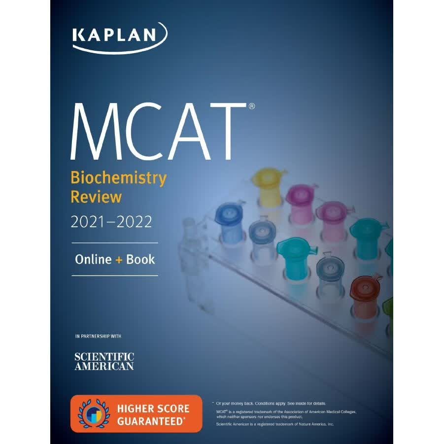 MCAT Biochemistry Review 2021-2022 全彩纸质书 通用
