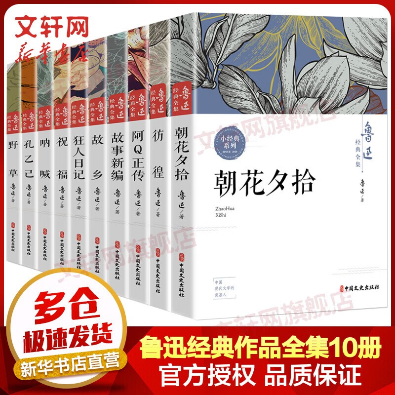 鲁迅全集 全10册小经典系列 定价298