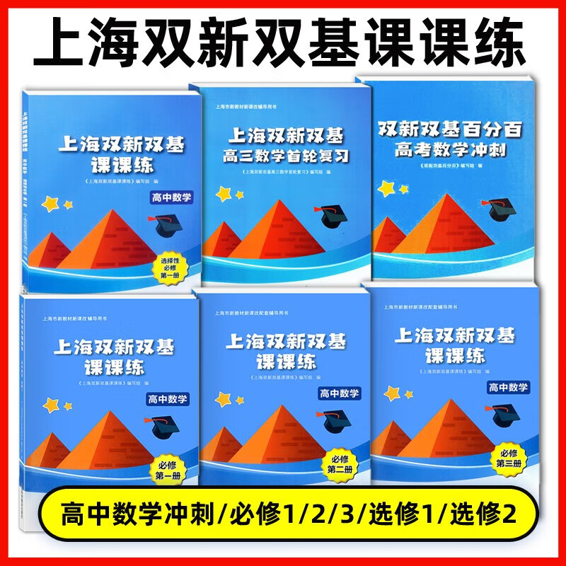 2023 上海双新双基课课练 高中数学 必修1必修2必修3 第一二三册 选择性必修12上海版配套辅导用书 高中高一高二高三数学必修一二三 必修3 第三册
