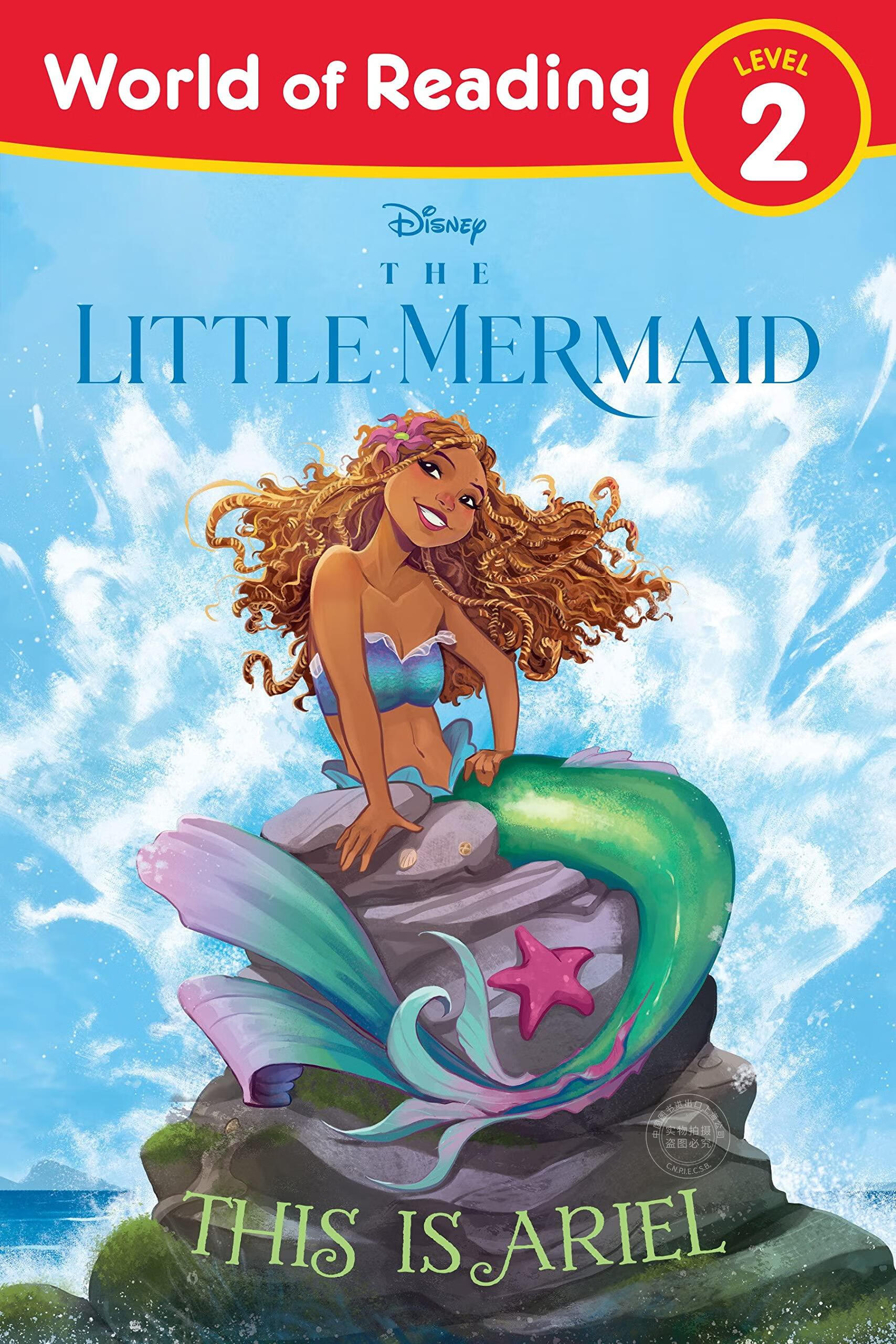 现货 小美人鱼：这是爱丽儿 迪士尼出品 英文原版 World of Reading: The Little Mermaid: This Is Ariel