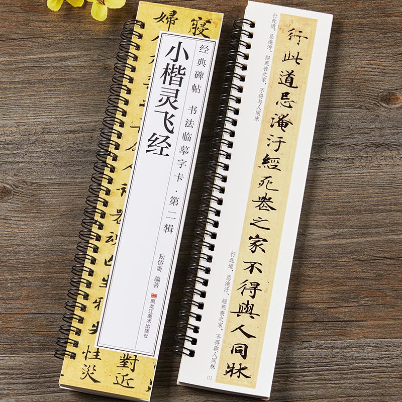 小楷灵飞经临摹字帖墨迹版毛笔硬笔书法字卡唐人钟绍京原版四十三行墨迹本古帖经典碑帖近距离原大附简体旁注 小楷灵飞经