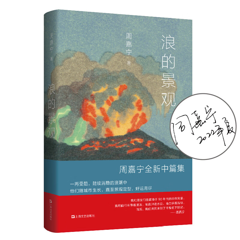 浪的景观（当当随机限量签名本，暌隔四年，乘风而归，周嘉宁千禧一代中篇三部）