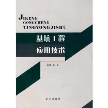 基坑工程应用技术 王立【书】