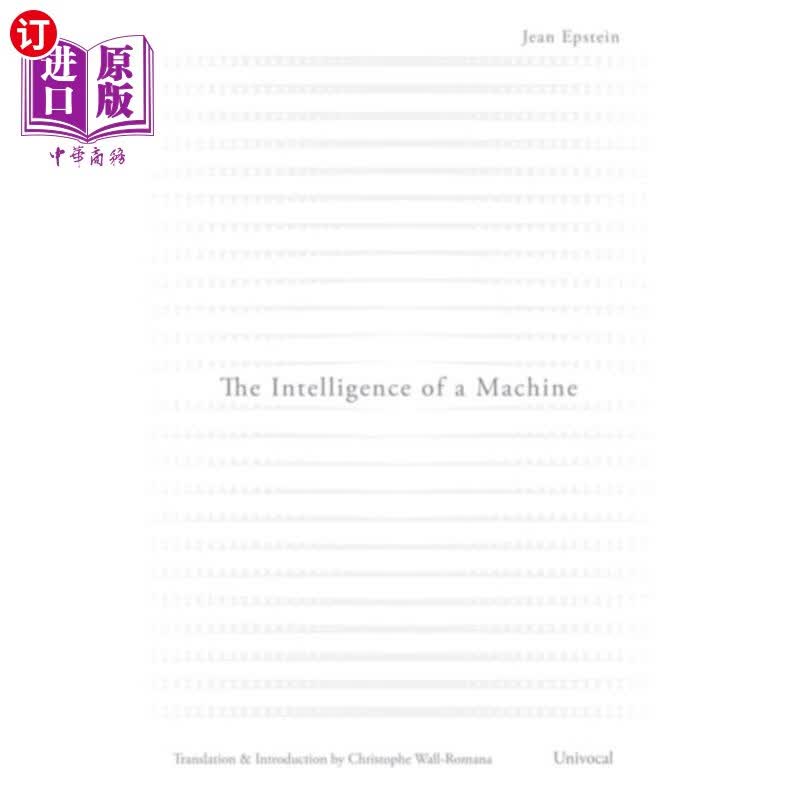 海外直订Intelligence of a Machine 机器的智能