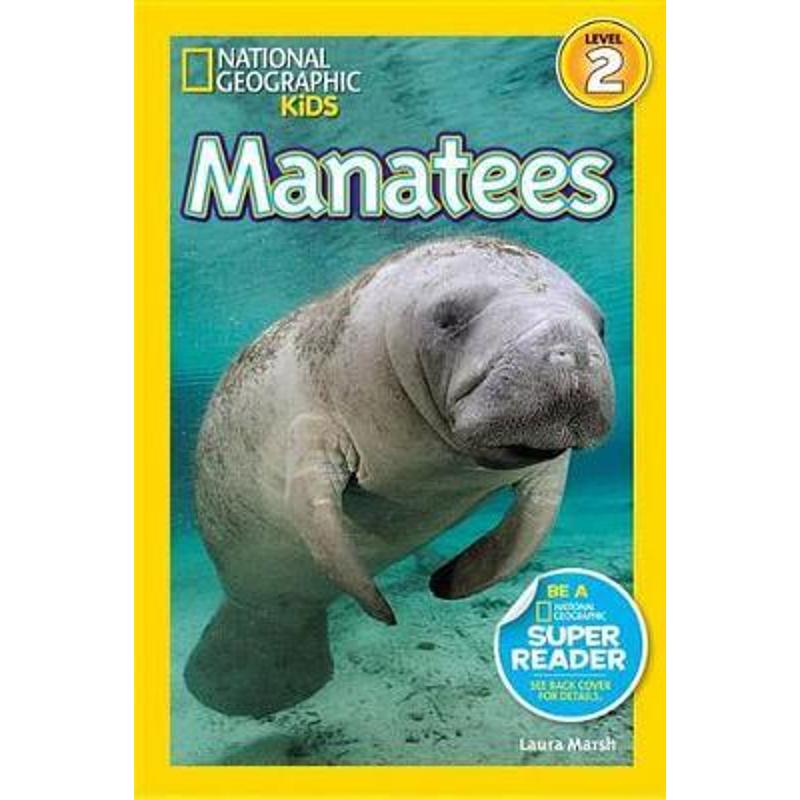 英文原版 国家地理儿童分读物 L2 Manatees 海牛