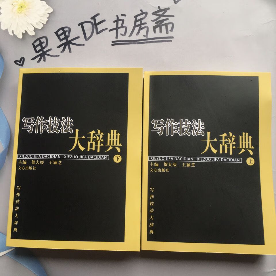 写作技法大辞典上下册 贺大绥 王颖芝主编 文心出版文学写作-词典
