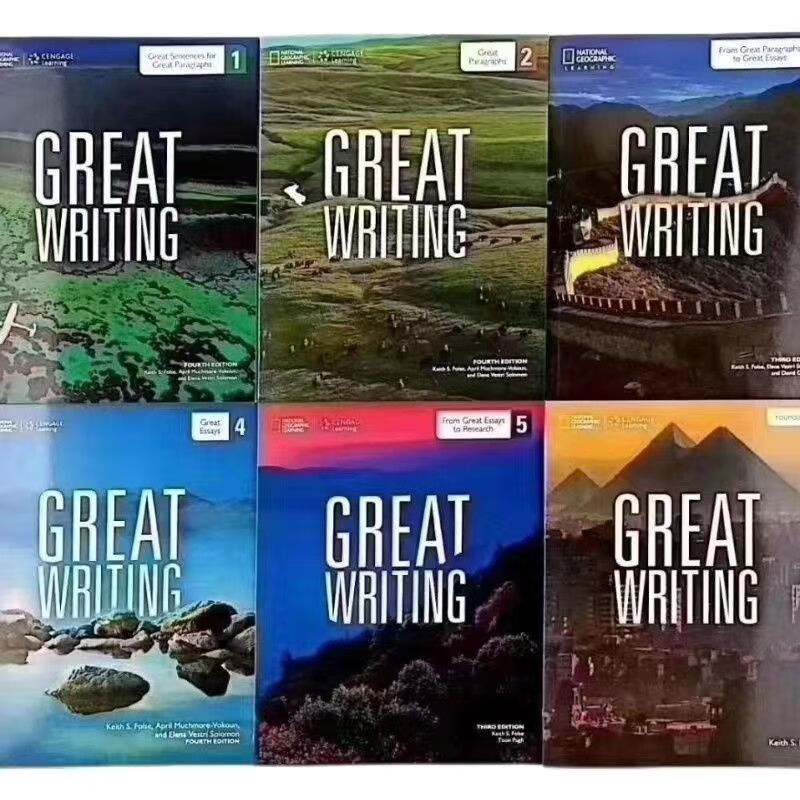 美国素材第四版Great writing全套6本高清 四级