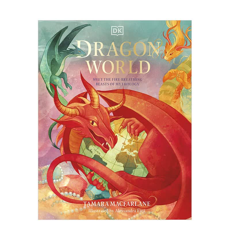 Dragon World，龙的世界 英文原版图书籍进口 青少年读物