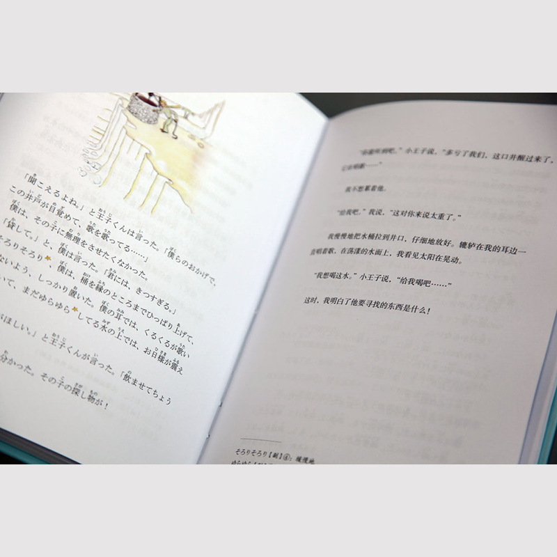 小王子汉日版 小王子中日对照 双语读物短篇小说 新东方日语 新东方日语