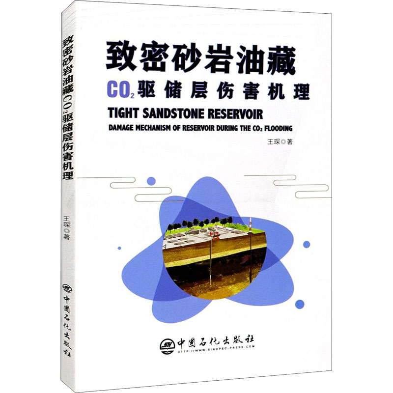 致密砂岩油藏CO2驱储层伤害机理 图书