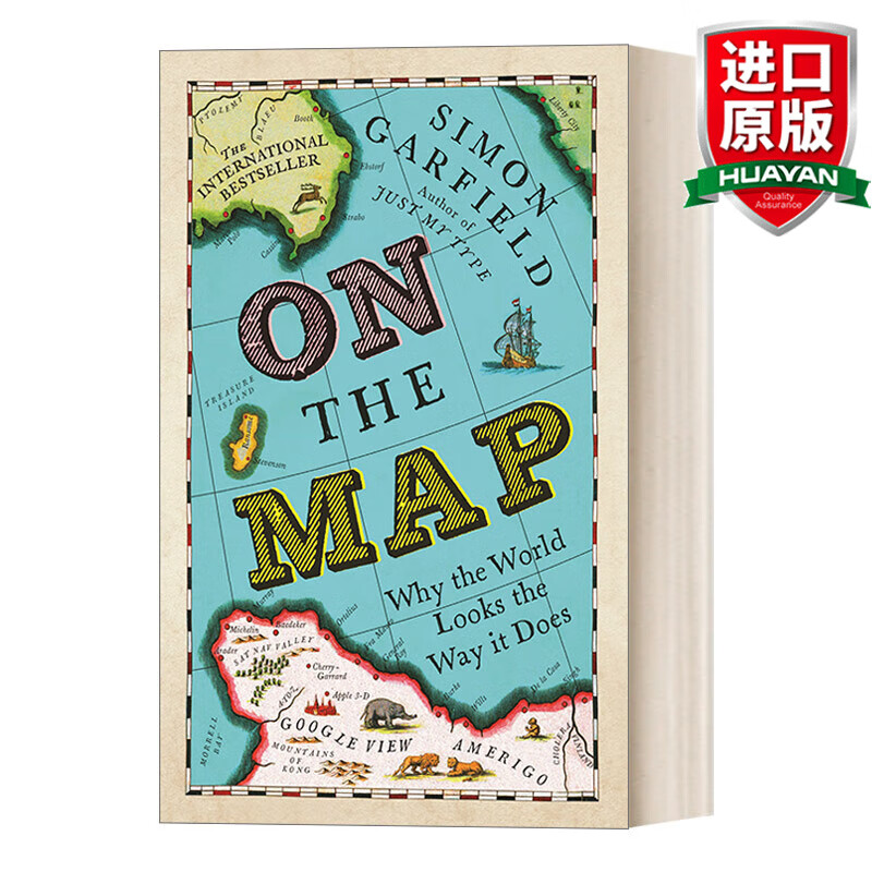 On The Map 英文原版 地图之上 追溯世界的原貌 西蒙 加菲尔德 英文版 进口英语原版书籍