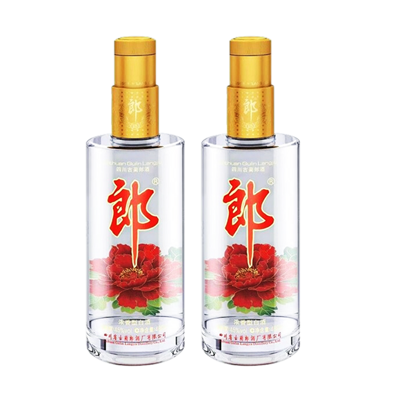 郎酒 顺品郎金盖 浓酱兼香型白酒 45度 480ml*2瓶，70元包邮—— 慢慢买比价网