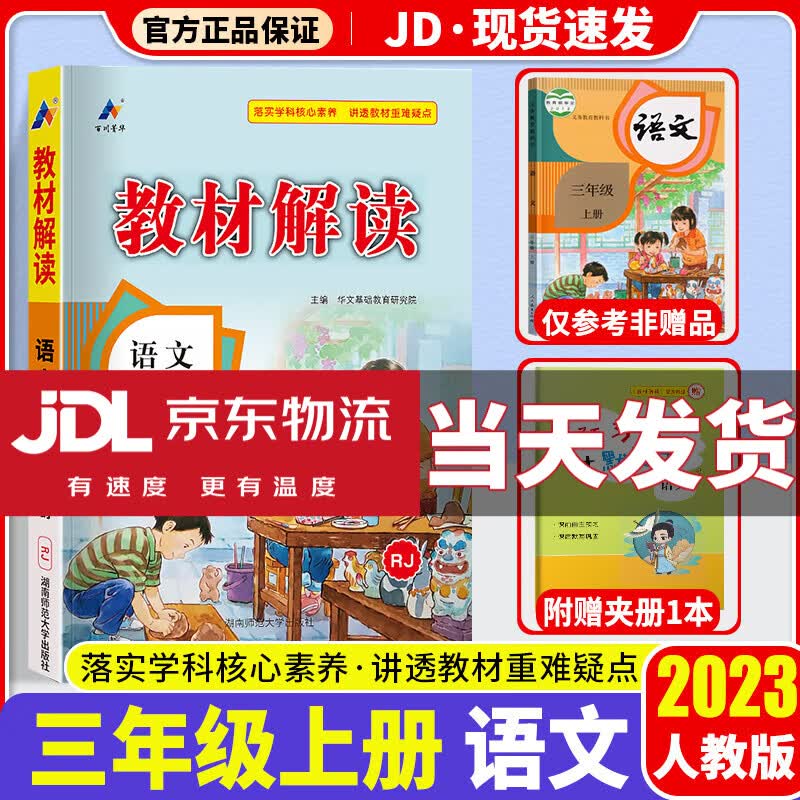 【科目可选】2023新版教材解读三年级上小学三年级上册教材全解课本知识点同步解读复习辅导资书 语文 人教版