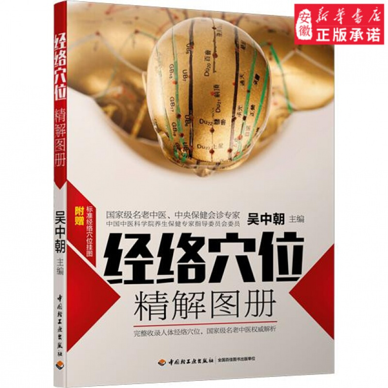 经络穴位精解图册 穴位全面 提供的骨骼定位图和真人取穴示意图针灸基础入门学习手册 经络穴位按摩大全