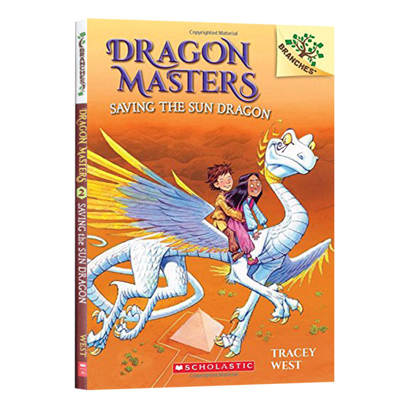 现货 英文原版 Dragon Masters #02: Saving The Sun Dragon 学乐大树系列：驯龙大师02 英文原版 儿童读物 6-12岁