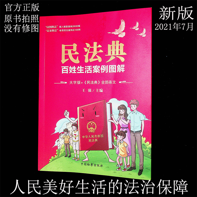 中华人民共和国民法典百姓生活案例图解大字版民法条文解与适用全套2021年版新版