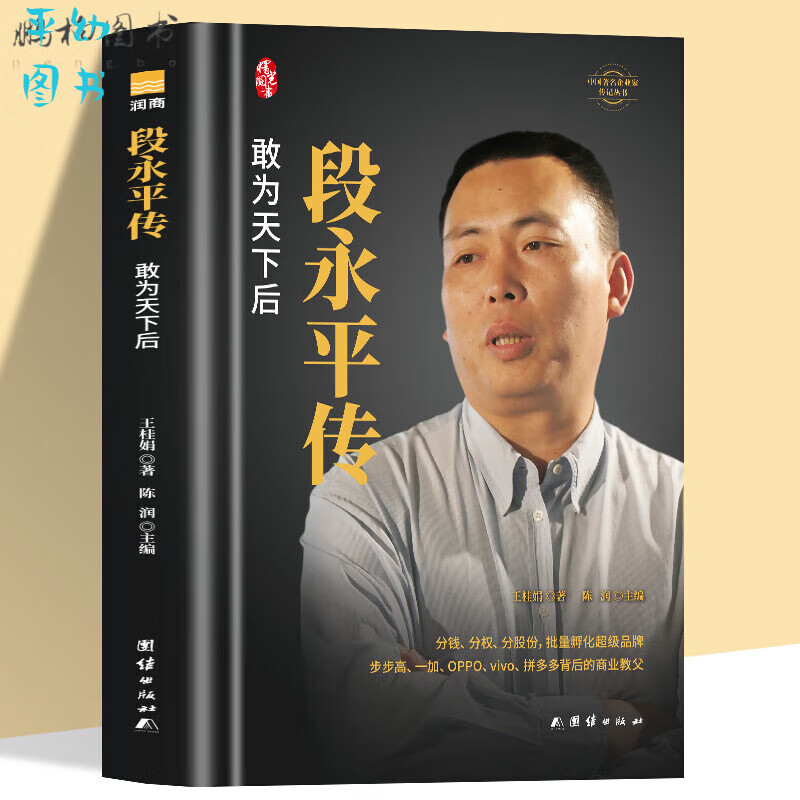 段永平传版 精装新版 敢为天下后 中国 企业家传记丛书 陈润著小霸王步步商界名人传记自传 人传记自传